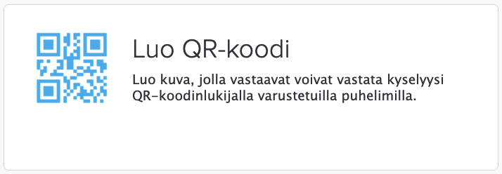 QR-koodi – Surveypal