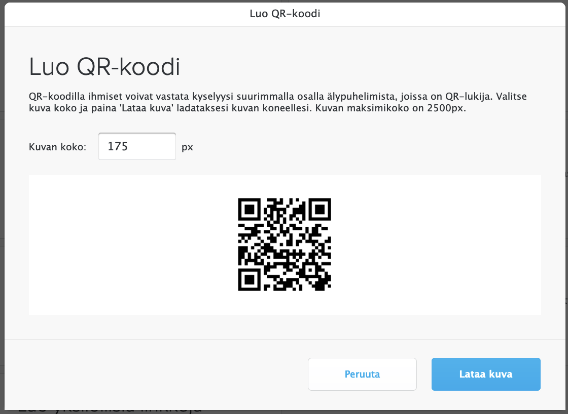 QR-koodi – Surveypal